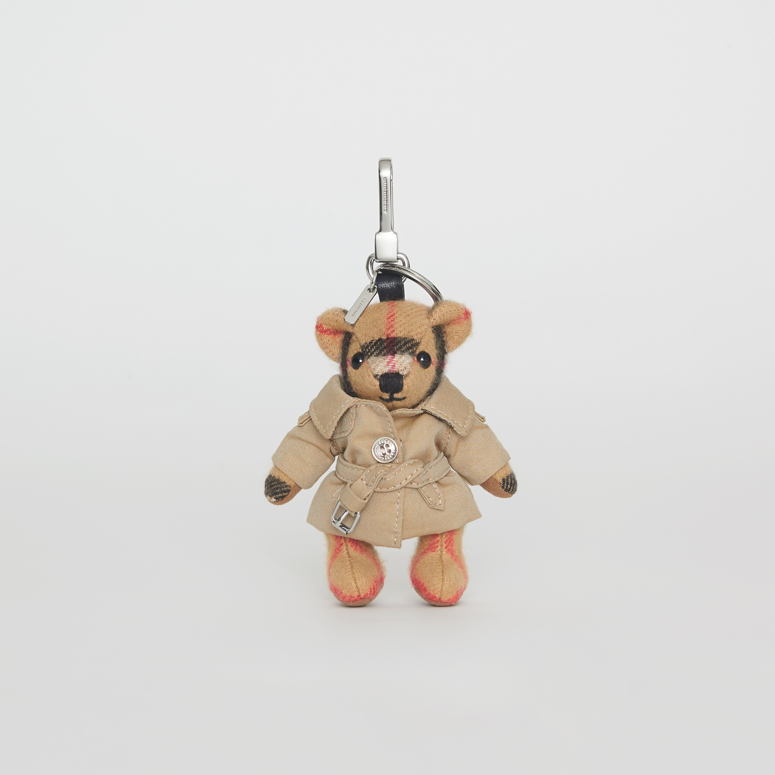 Thomas Bear Charm in Trench Coat in Antique Yellow | Burberry® Official