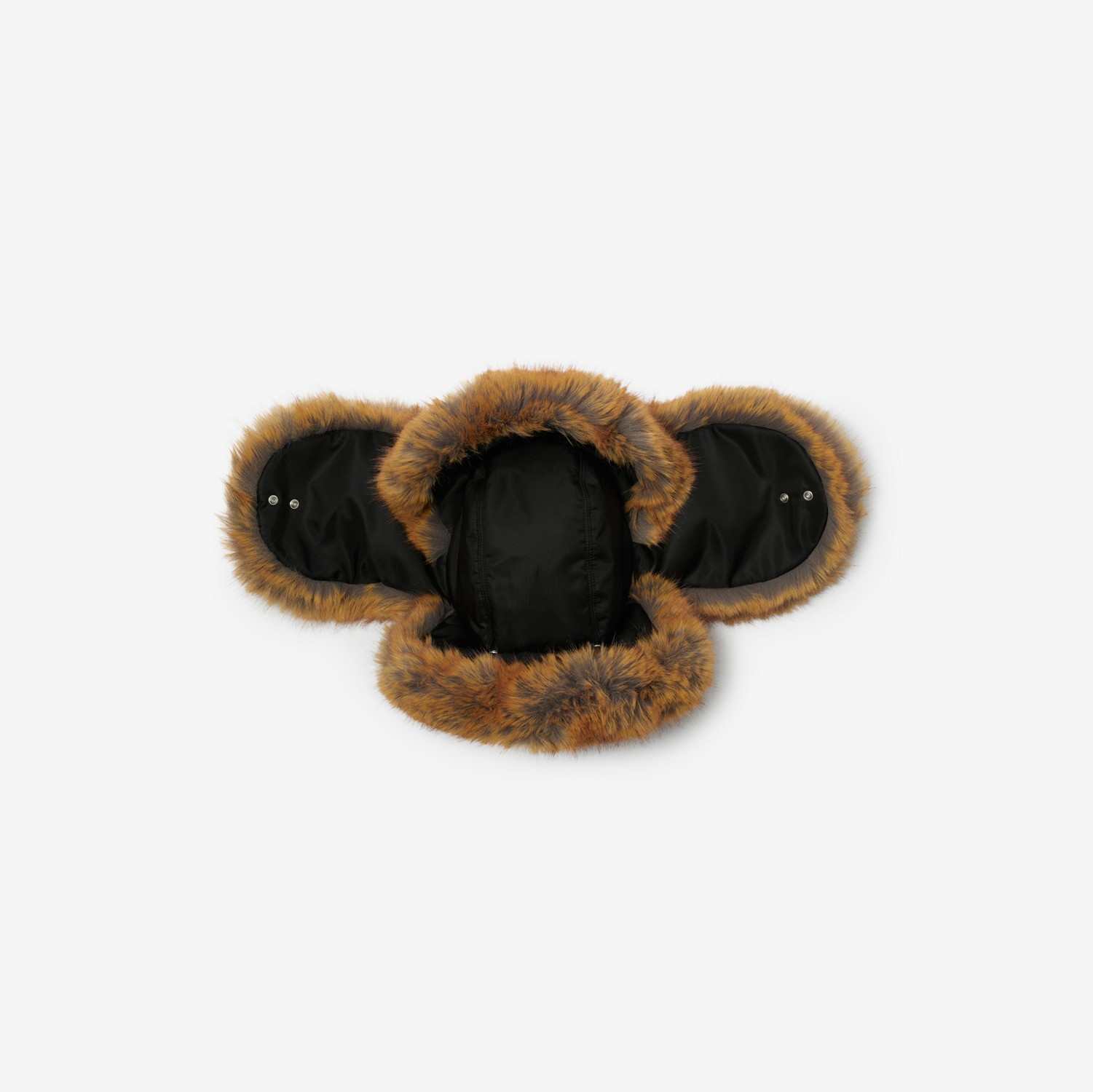 Faux Fur and Nylon Trapper Hat in Black - Men | Burberry® Official Faux Fur and Nylon Trapper Hat in Black - Men | Burberry® Official