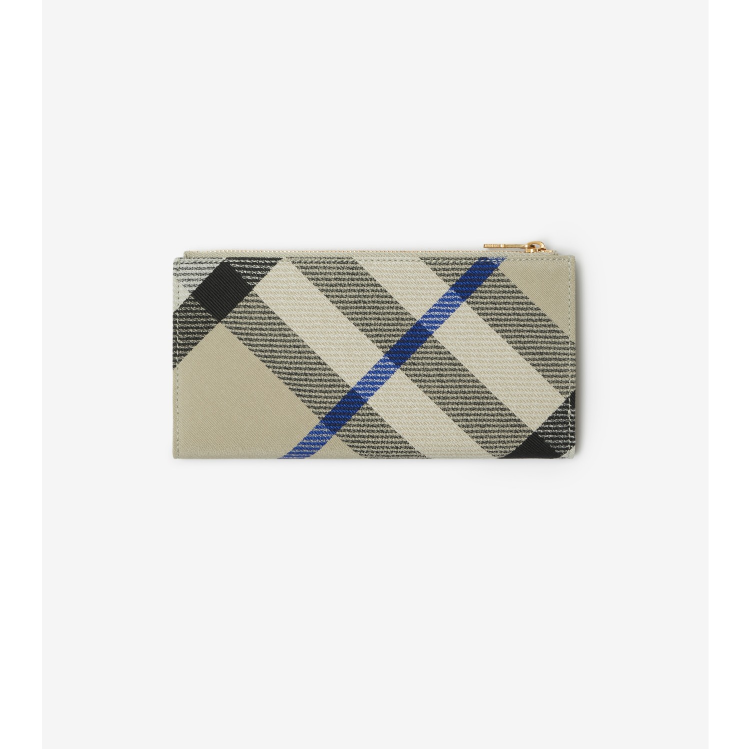 Large Check Bifold Wallet in Lichen - Women | Burberry® Official