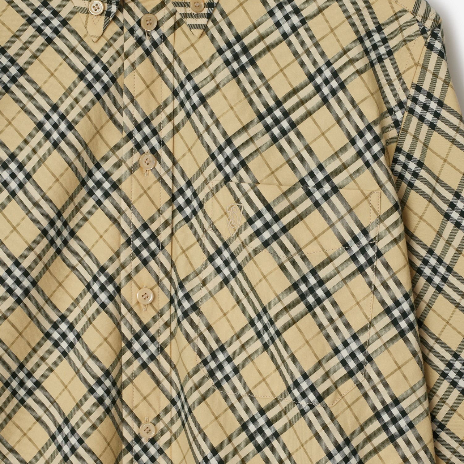 Check Cotton Shirt in Grain - Women | Burberry® Official Check Cotton Shirt in Grain - Women | Burberry® Official