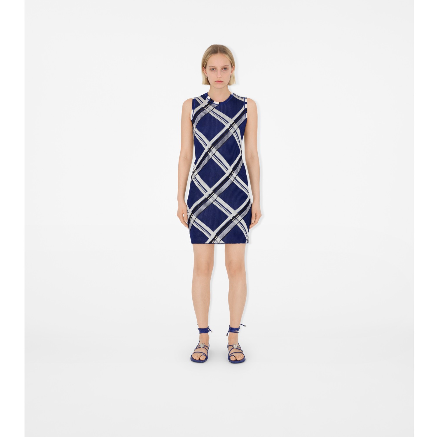 Leather Ivy Shield Sandals in Knight - Women | Burberry® Official