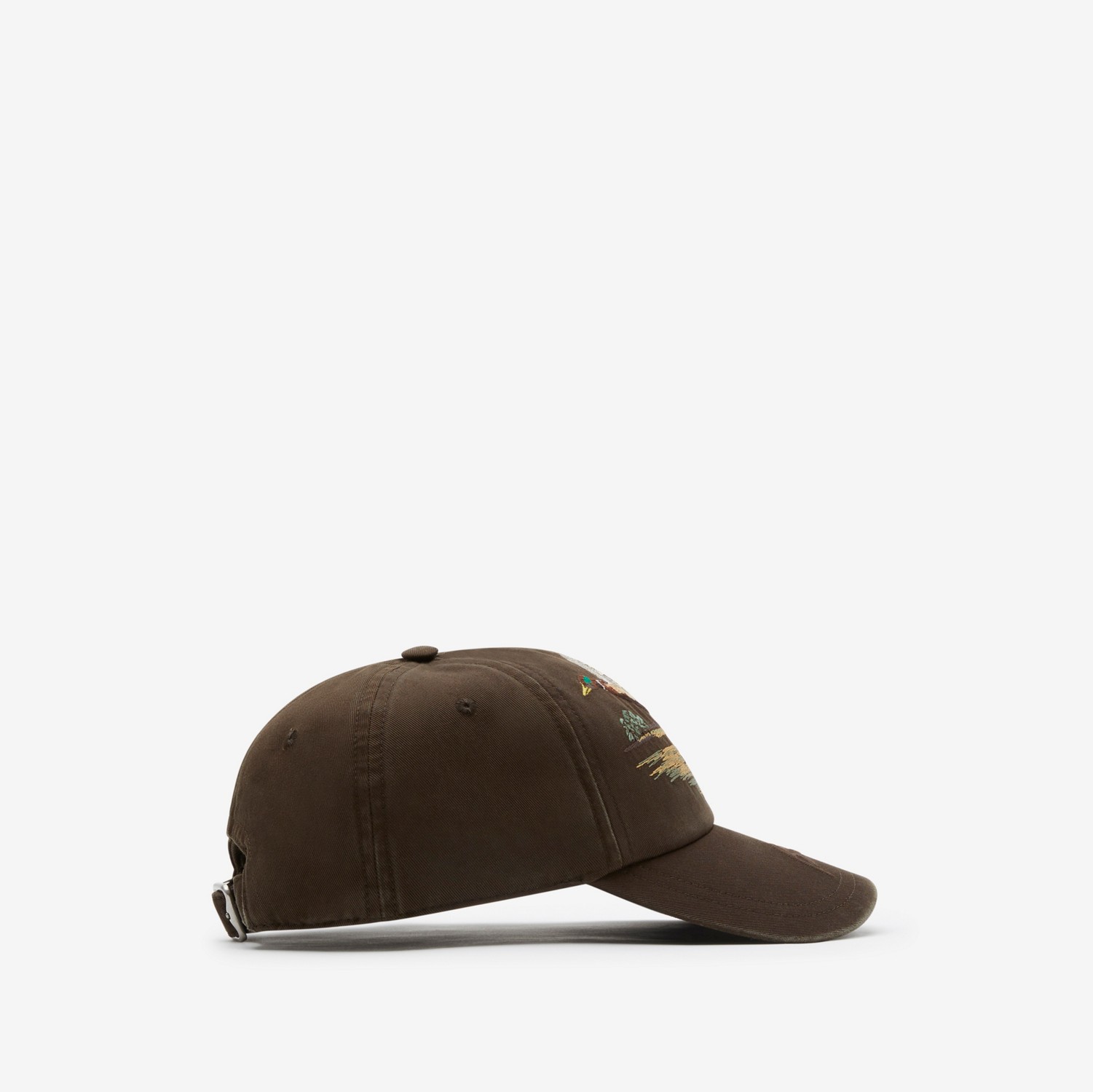 Duck Gabardine Baseball Cap in Juniper - Men | Burberry Duck Gabardine Baseball Cap in Juniper - Men | Burberry