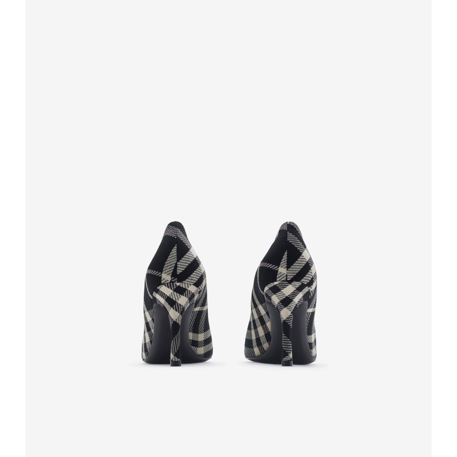 Check Baby High Pumps in Black/calico - Women | Burberry® Official