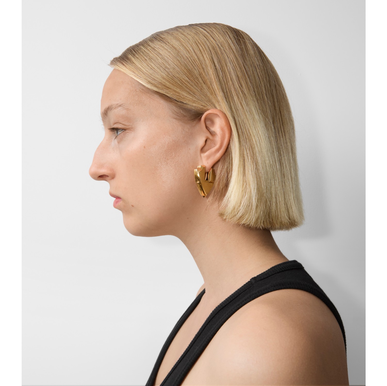 Small Shield Earrings in Gold - Women | Burberry® Official