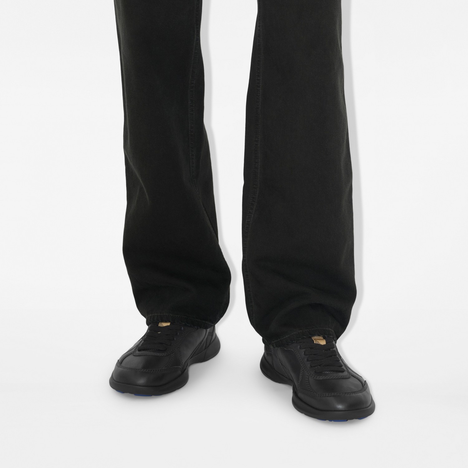 Tênis Matrix de couro (Preto) - Masculino | Burberry® oficial Tênis Matrix de couro (Preto) - Masculino | Burberry® oficial