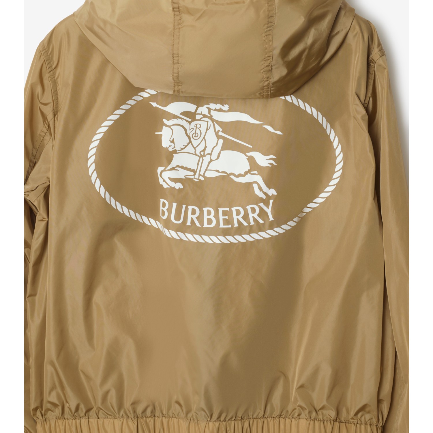 Knight Stamp Nylon Jacket in Flax - Women | Burberry® Official