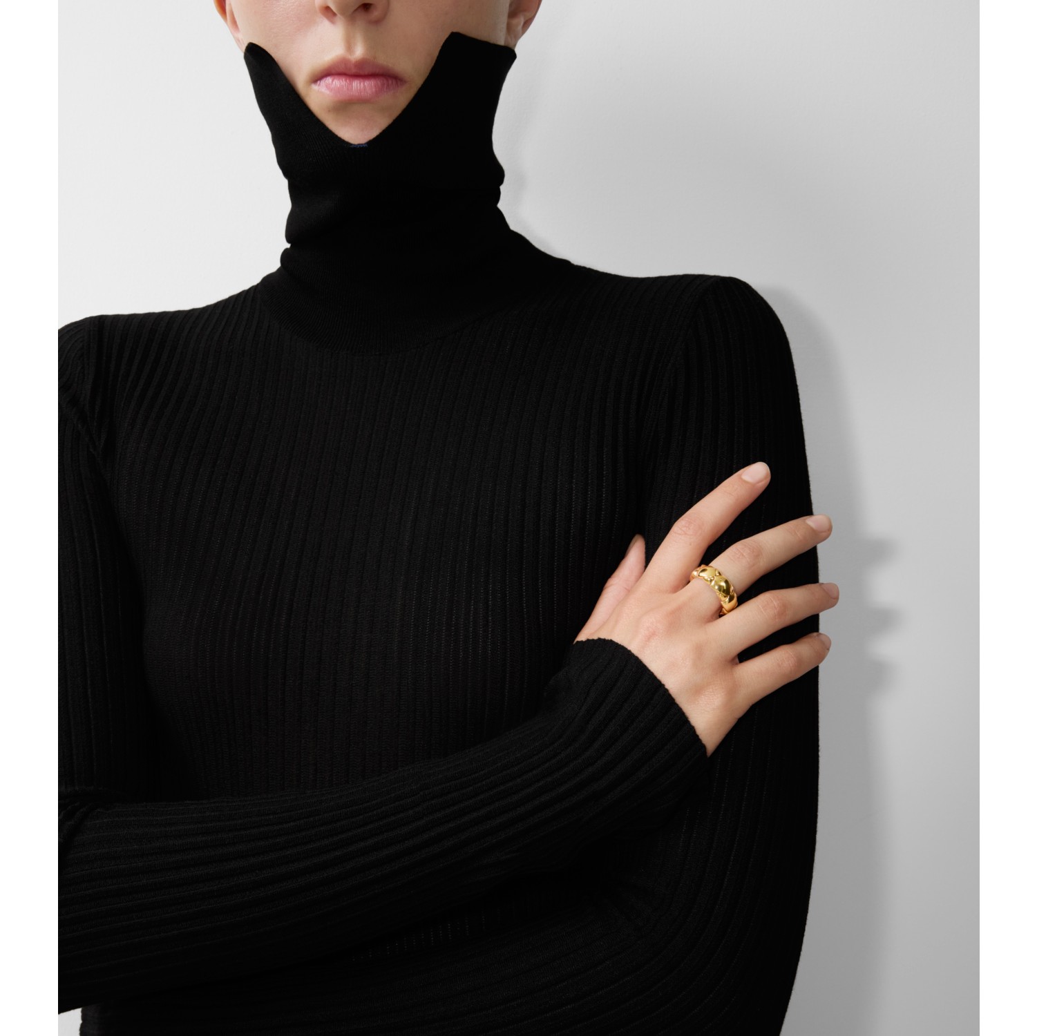 Shield Segment Ring in Gold - Women | Burberry® Official