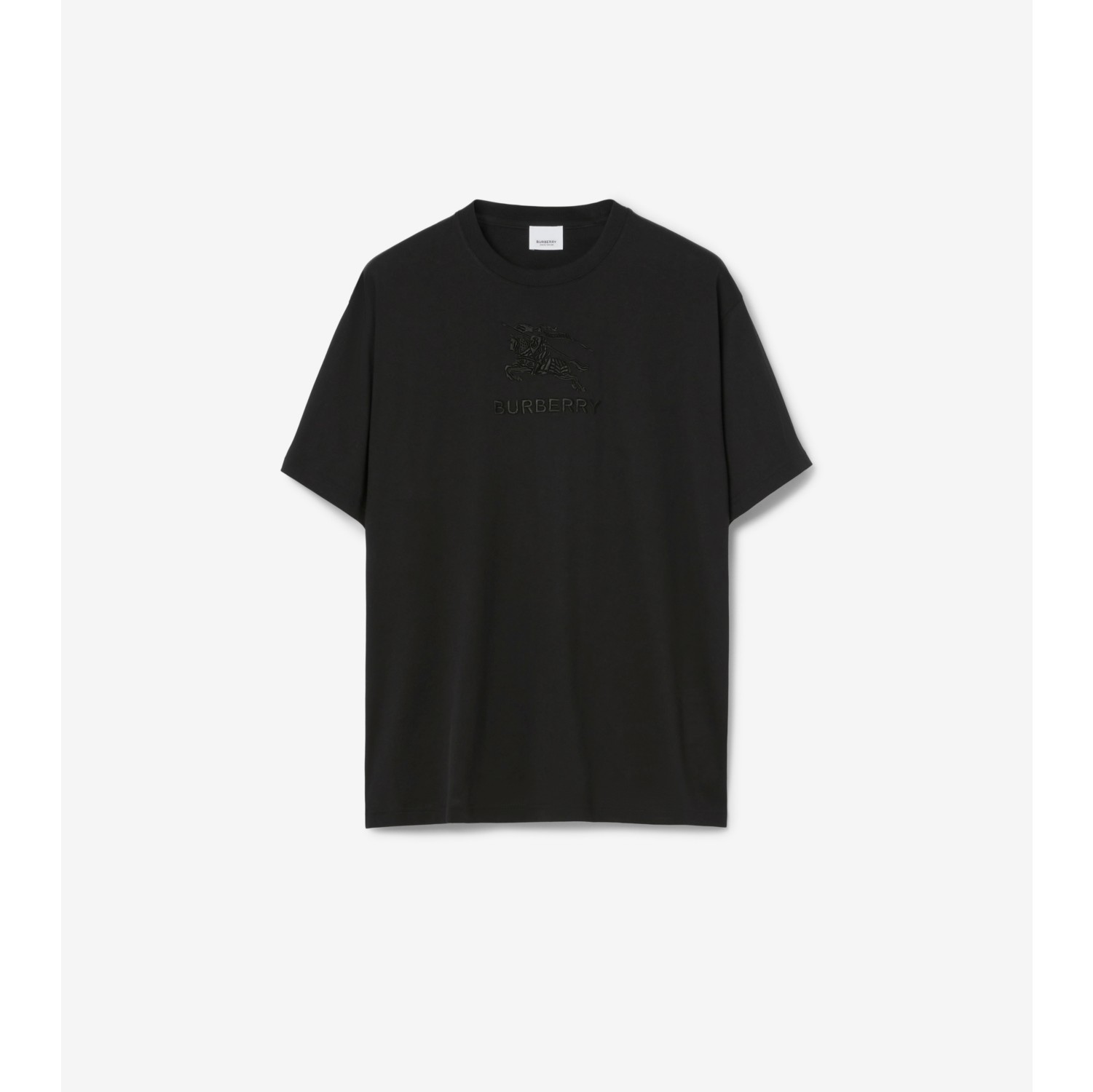 Ekd Cotton T Shirt In Black Men Burberry® Official