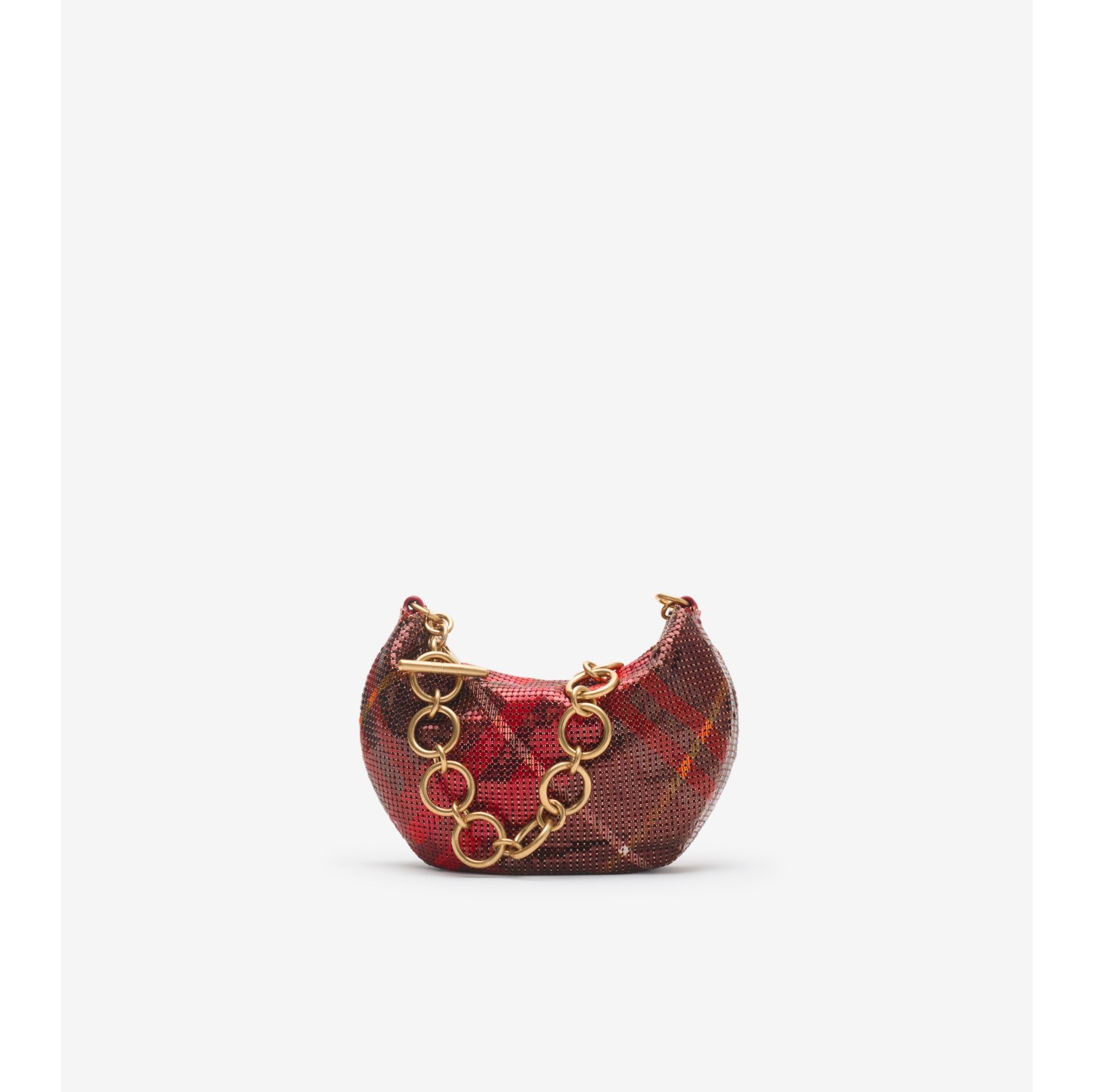 Chainmail Bag in Poppy red - Women | Burberry® Official