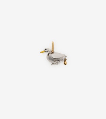 Duck Charm in Silver/gold - Women | Burberry® Official
