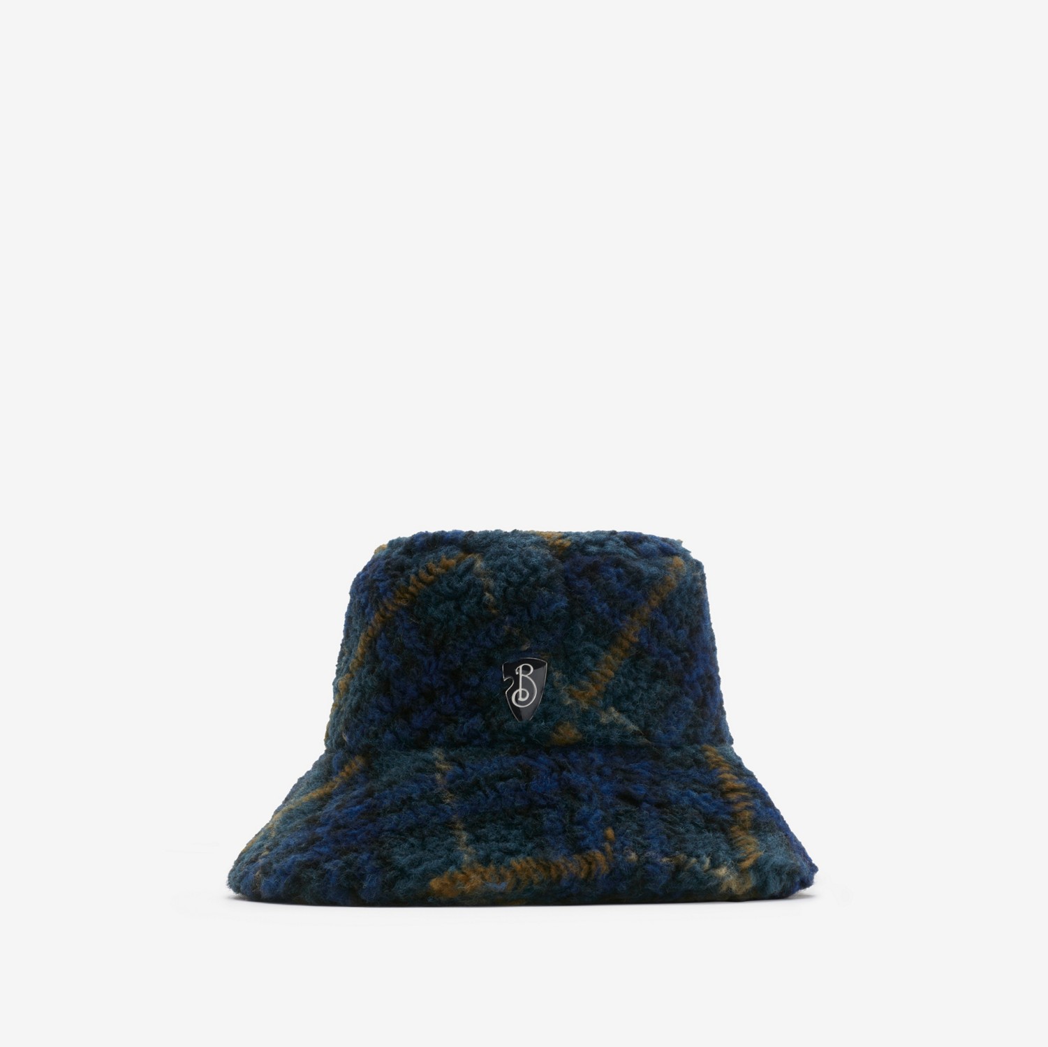 Sombrero de pesca en polar Check (Medianoche) - Hombre | Burberry® oficial Sombrero de pesca en polar Check (Medianoche) - Hombre | Burberry® oficial