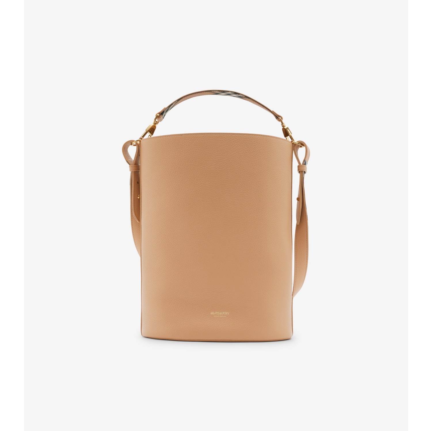 Medium Bucket Bag in Light almond - Women | Burberry® Official