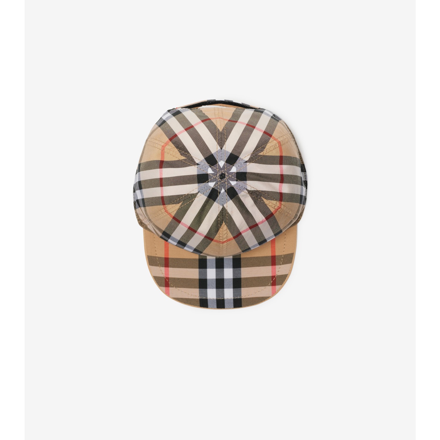 Reversible Cotton Baseball Cap in Sand - Children | Burberry® Official