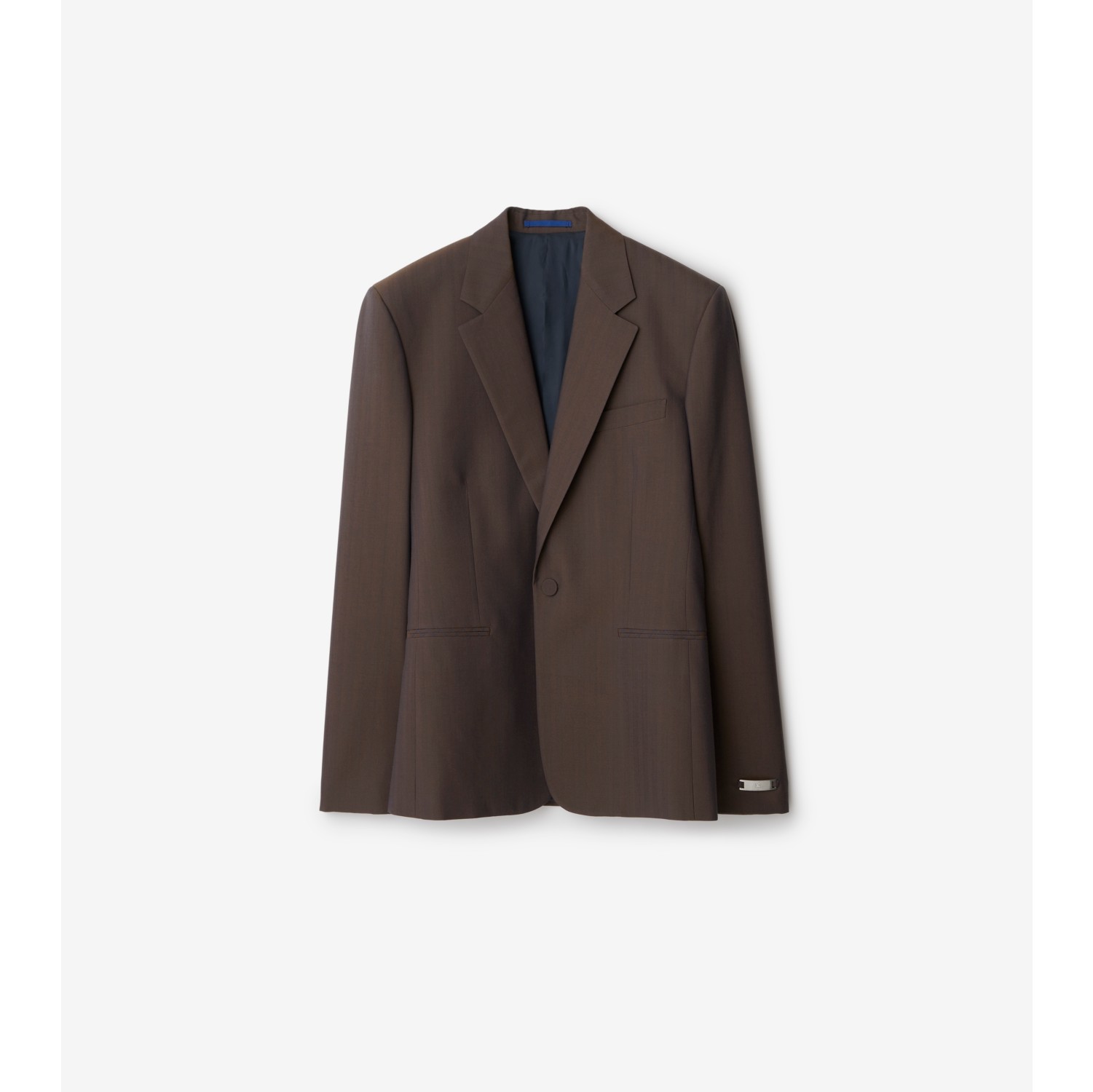 Wool Tailored Jacket in Barrel - Men | Burberry® Official