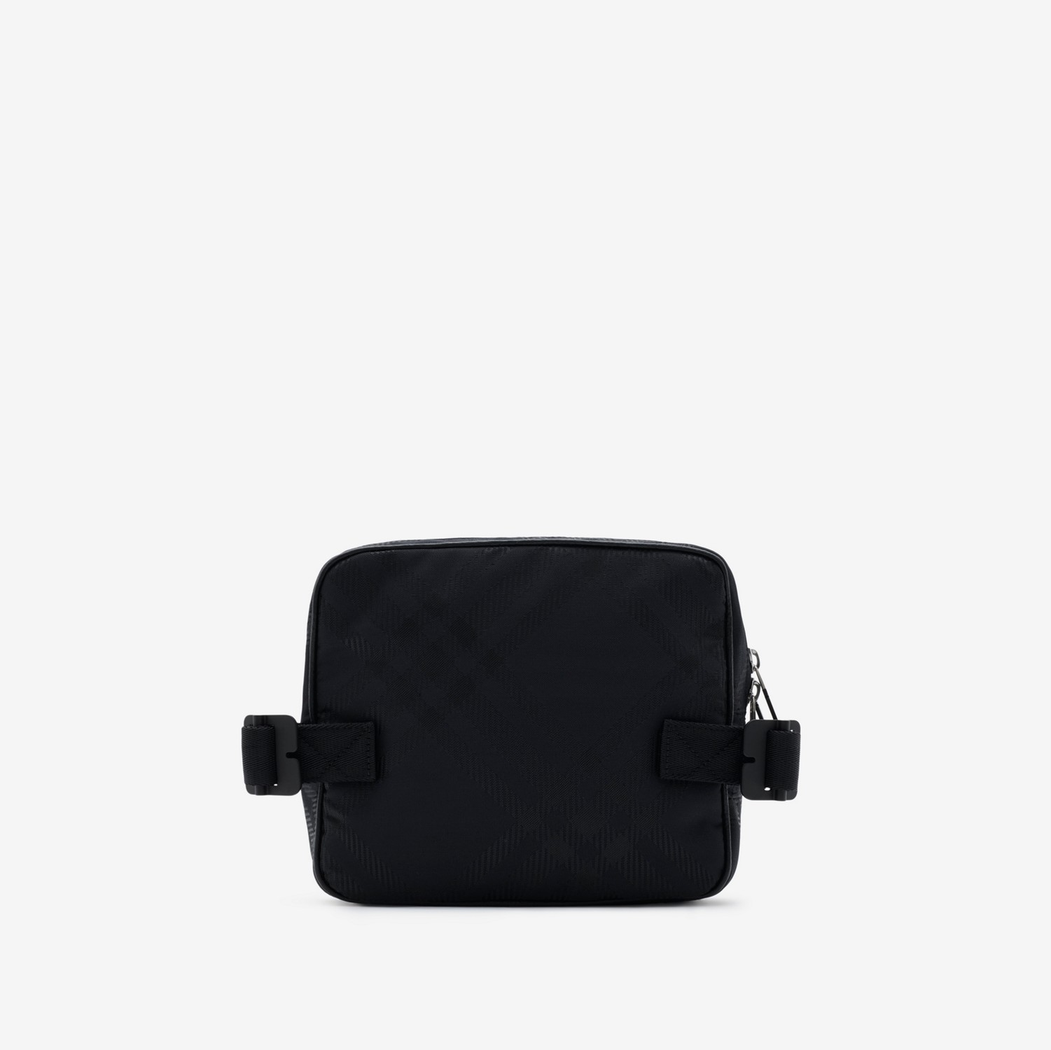 Check Jacquard Travel Pouch in Black - Men | Burberry® Official Check Jacquard Travel Pouch in Black - Men | Burberry® Official