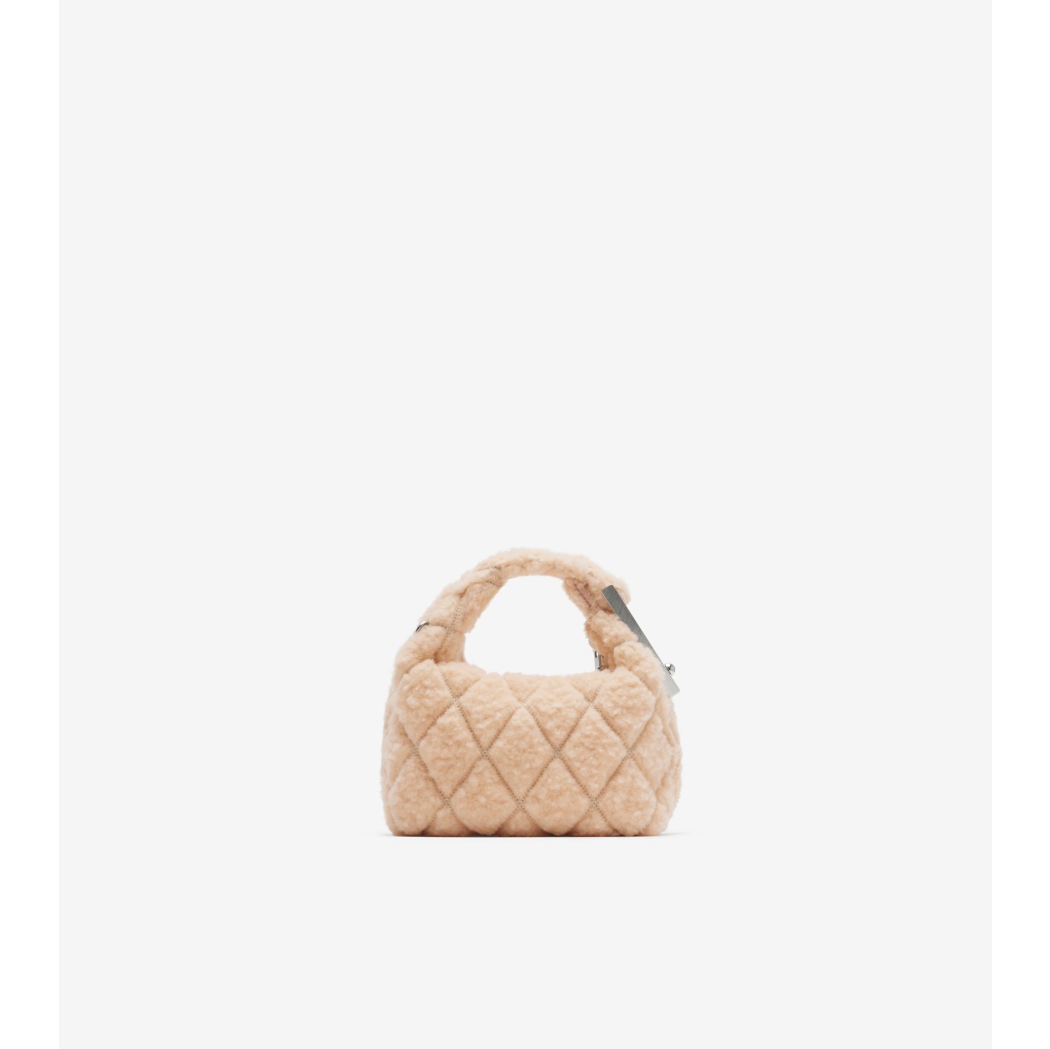 Micro Peg Chain Bag in Peach - Women | Burberry® Official