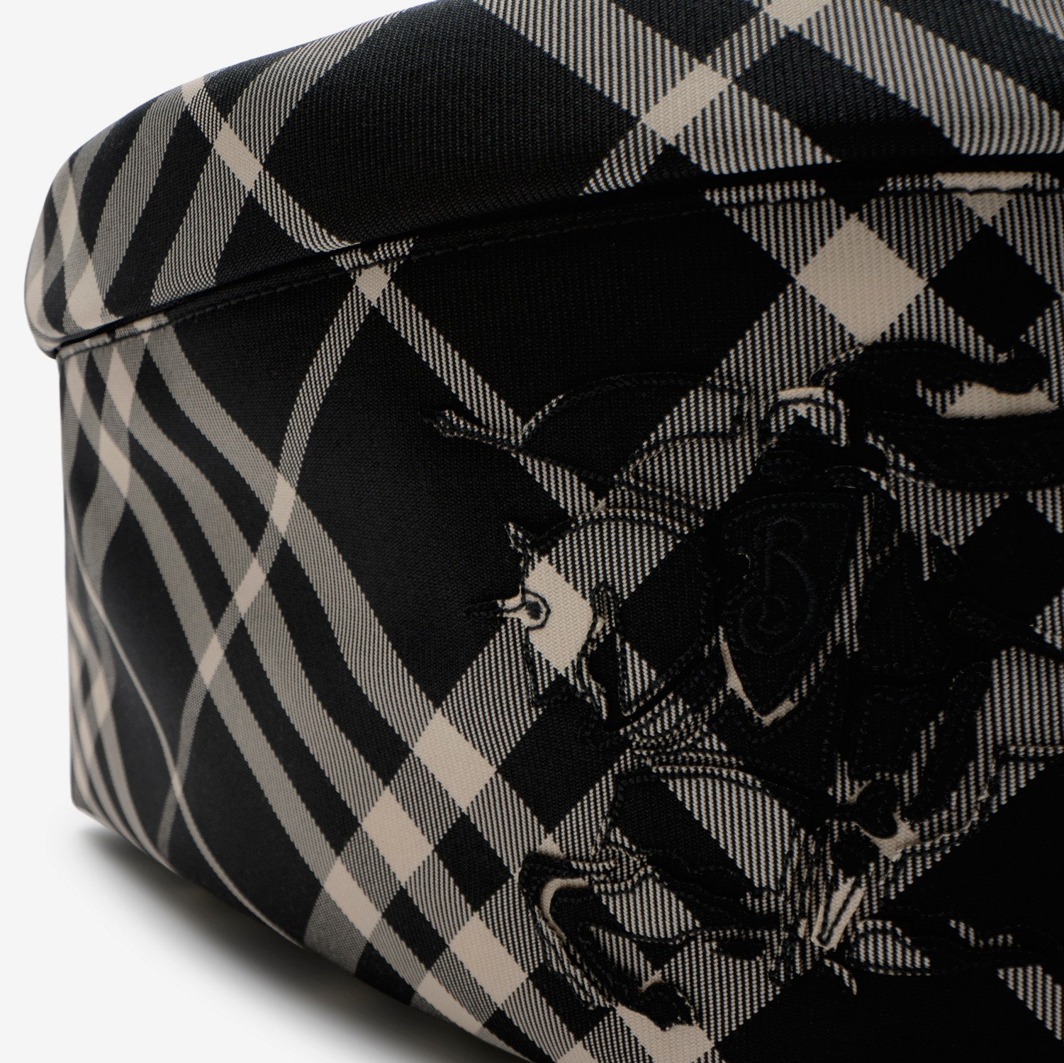 Check Belt Bag in Black/calico - Men, Nylon | Burberry® Official Check Belt Bag in Black/calico - Men, Nylon | Burberry® Official