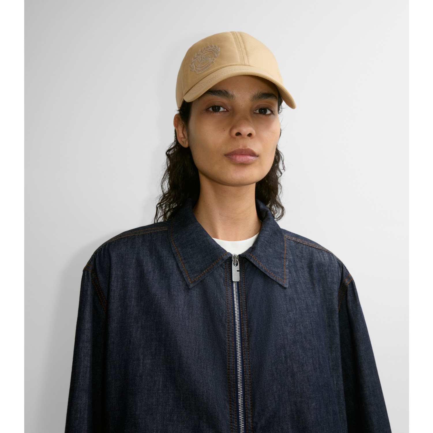 EKD Cotton Blend Baseball Cap in Flax - Men | Burberry® Official