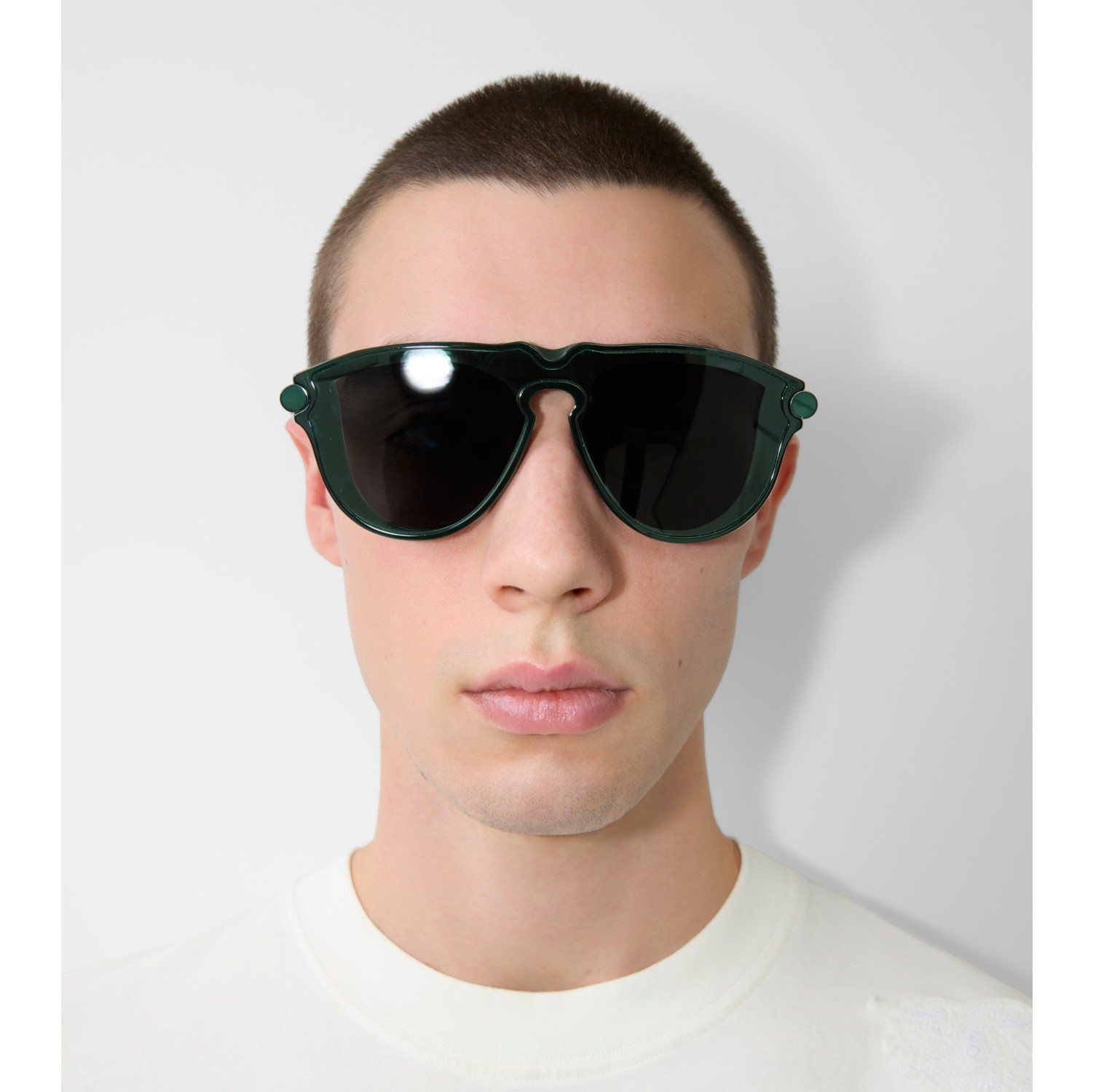 Tubular Sunglasses in Dark green | Burberry® Official