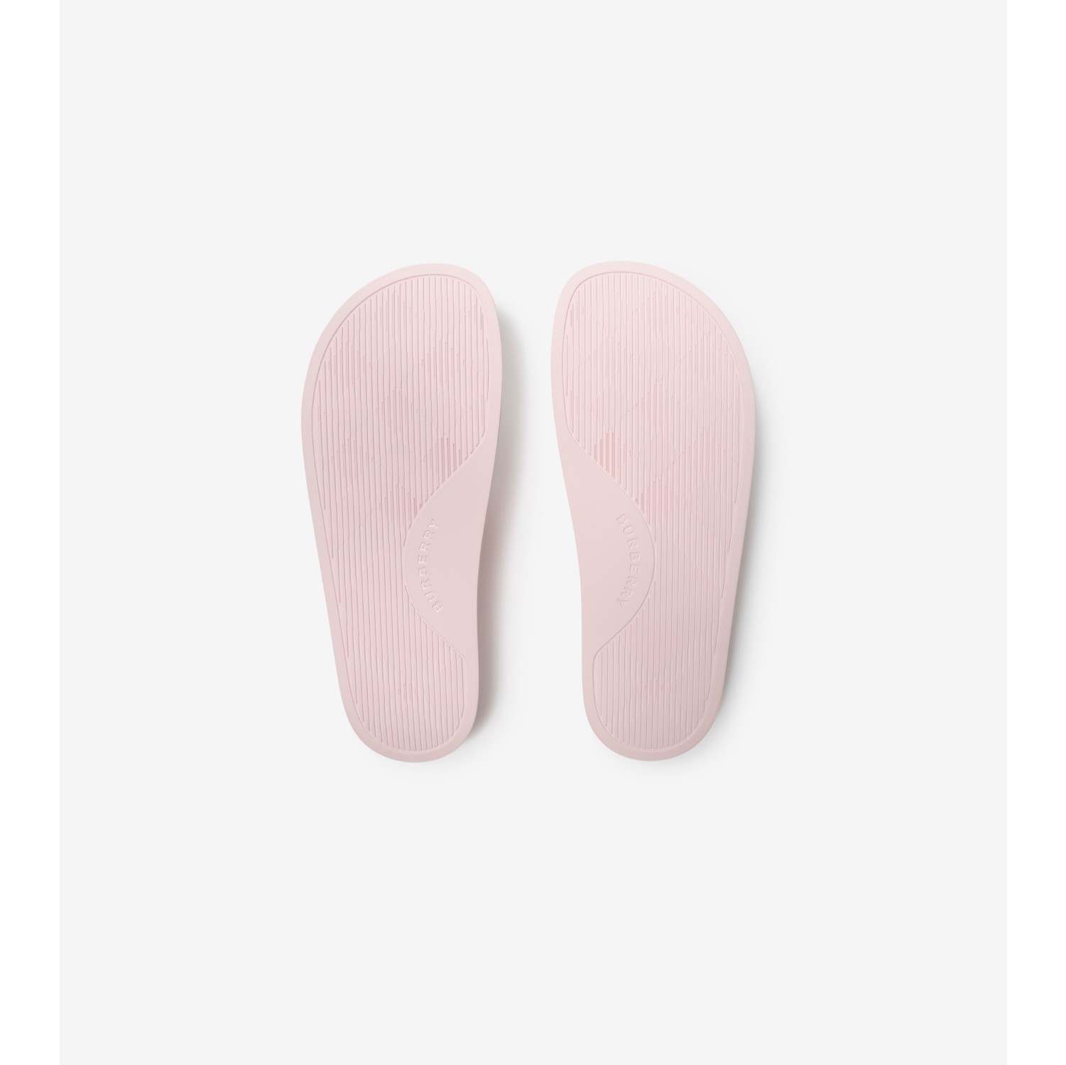 Check Slides in Mallow pink - Women | Burberry® Official