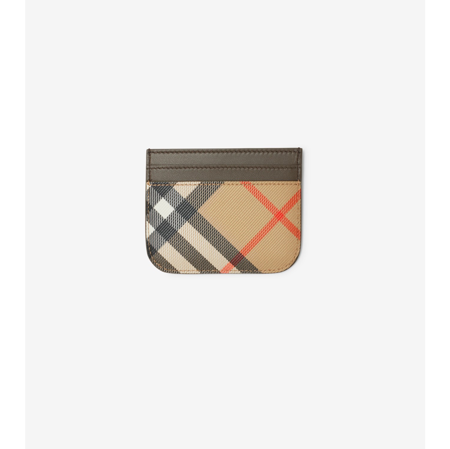 Check Card Case in Sand - Women | Burberry® Official
