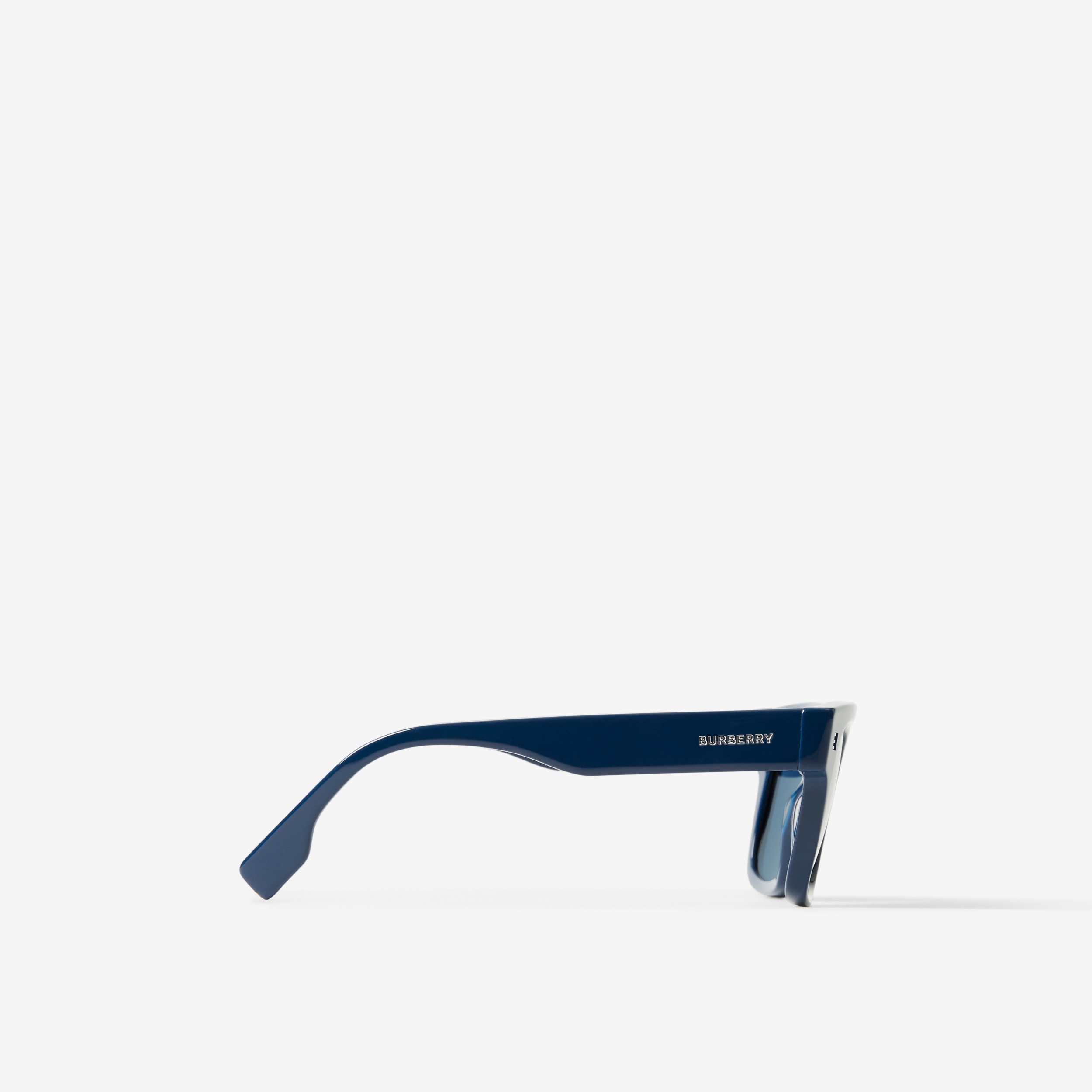 Square Frame Sunglasses in Deep Navy | Burberry® Official