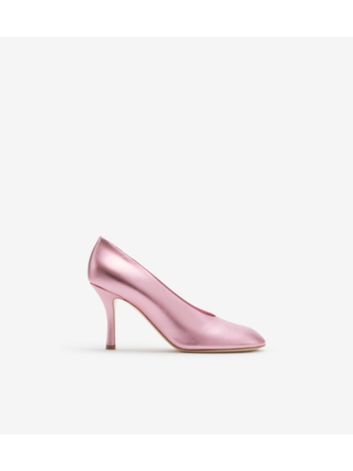 Burberry Leather Baby Pumps In Flash | ModeSens