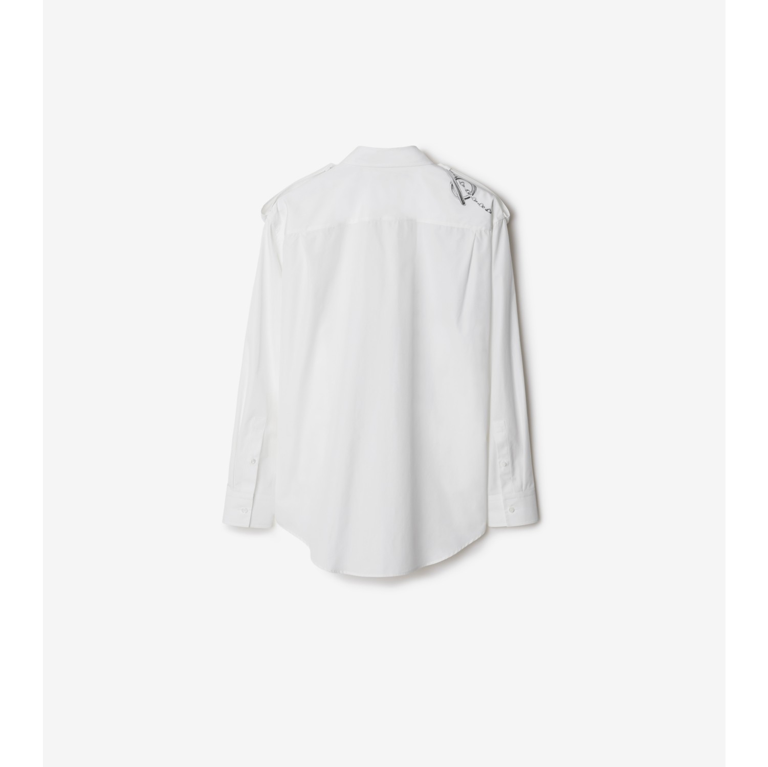 Knight Hardware Cotton Shirt in Blue/white - Men | Burberry® Official