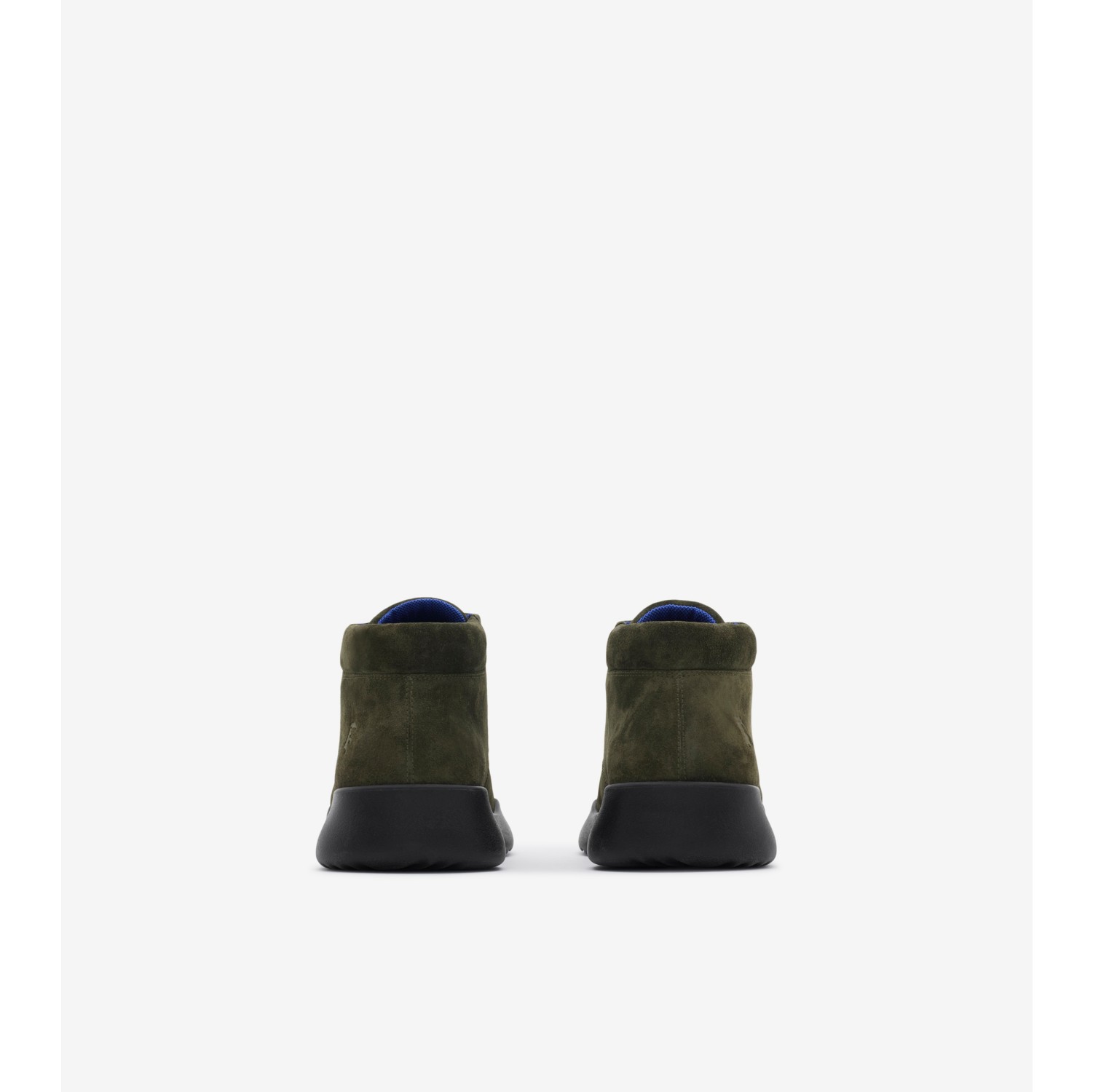 Suede Log Boots in Loch - Men | Burberry® Official