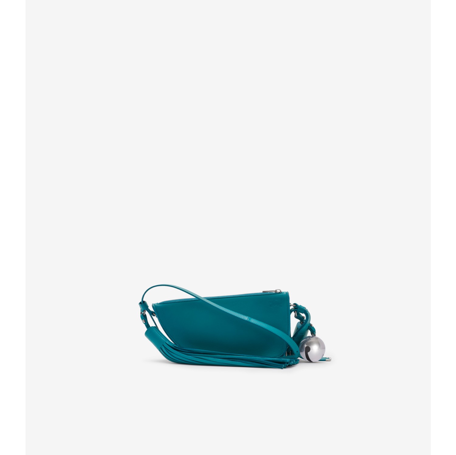 Mini Shield Tassel Bag in Kingfisher - Women | Burberry® Official