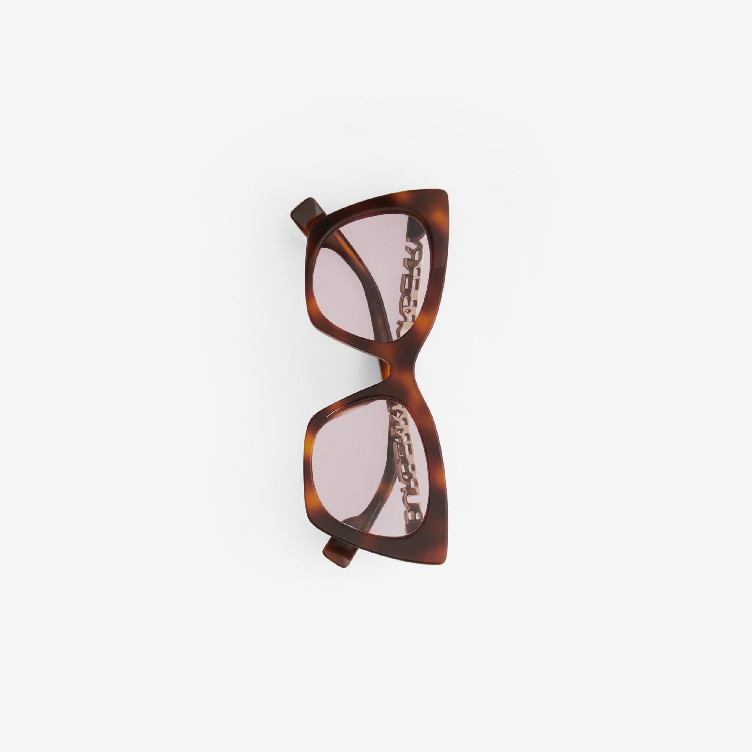 Logo Detail Cat-eye Frame Sunglasses in Warm Tortoiseshell - Women ... Logo Detail Cat-eye Frame Sunglasses in Warm Tortoiseshell - Women ...