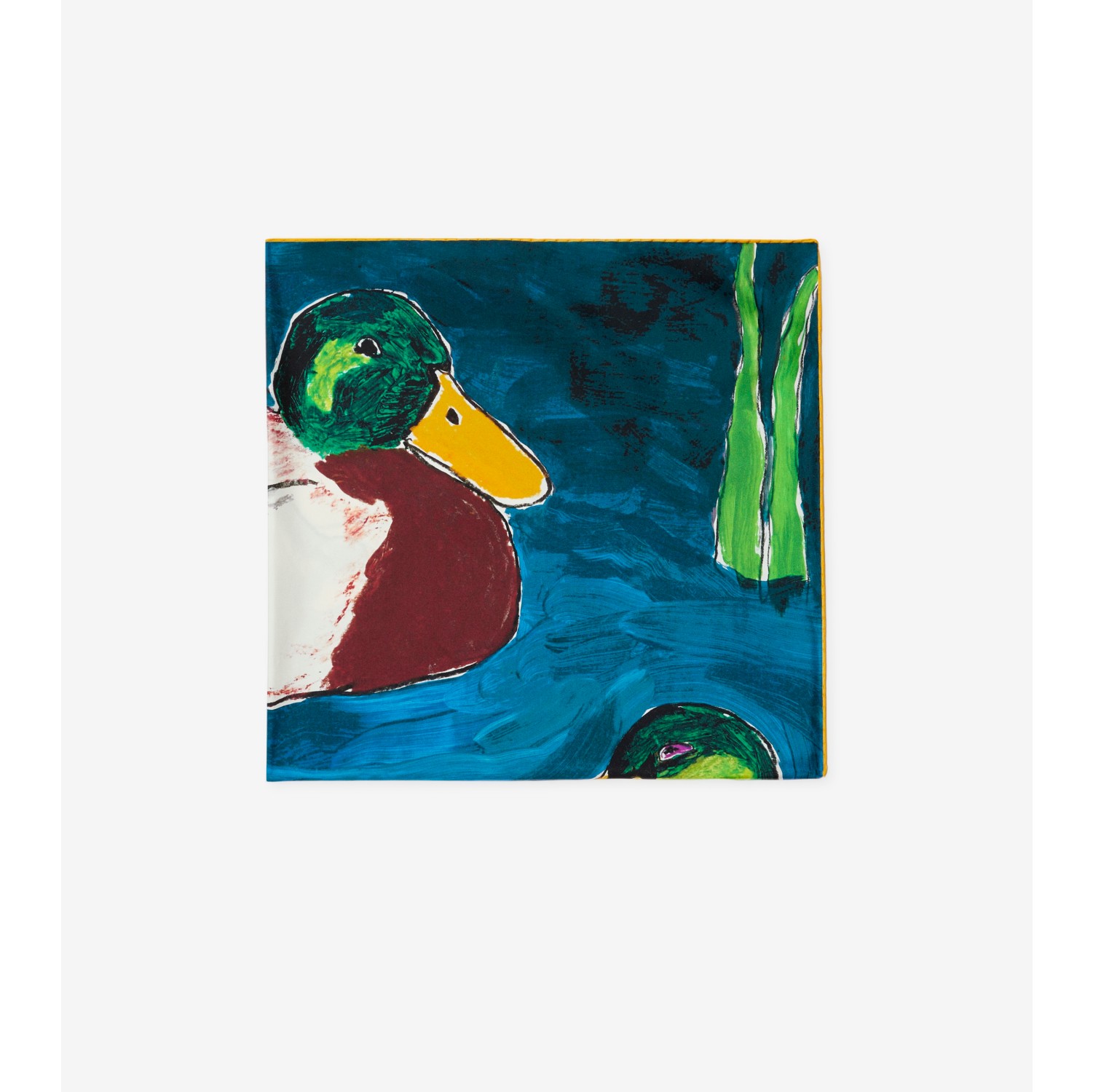 Duck Silk Scarf in Multicolour | Burberry® Official