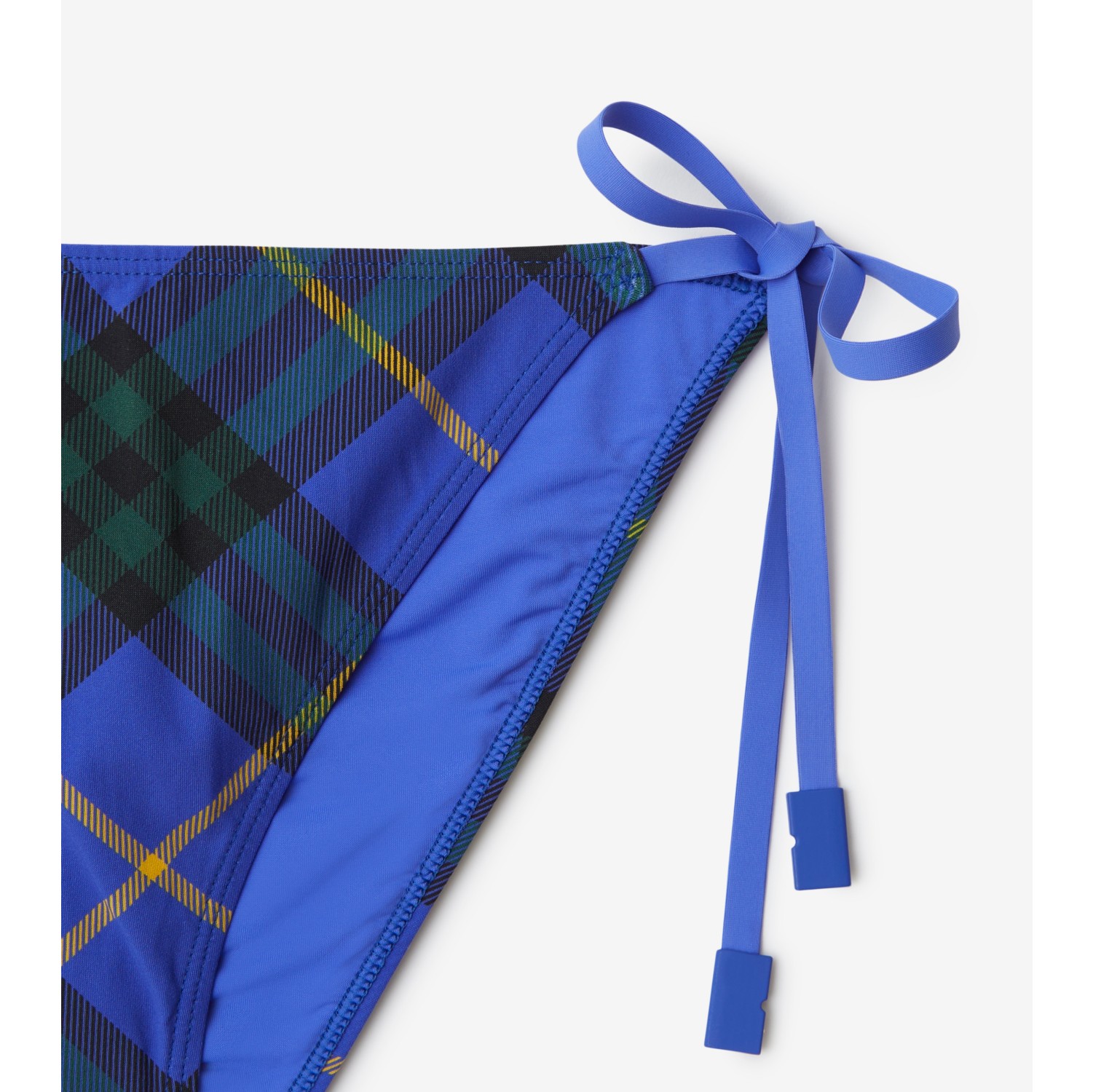 Check Bikini Briefs in Bright navy - Women | Burberry® Official