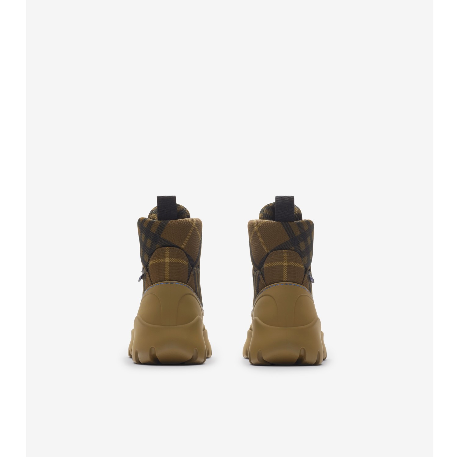 Check Scoot Trek Boots in Furrow - Men | Burberry® Official