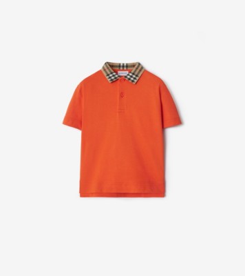 Burberry check polo shirt store