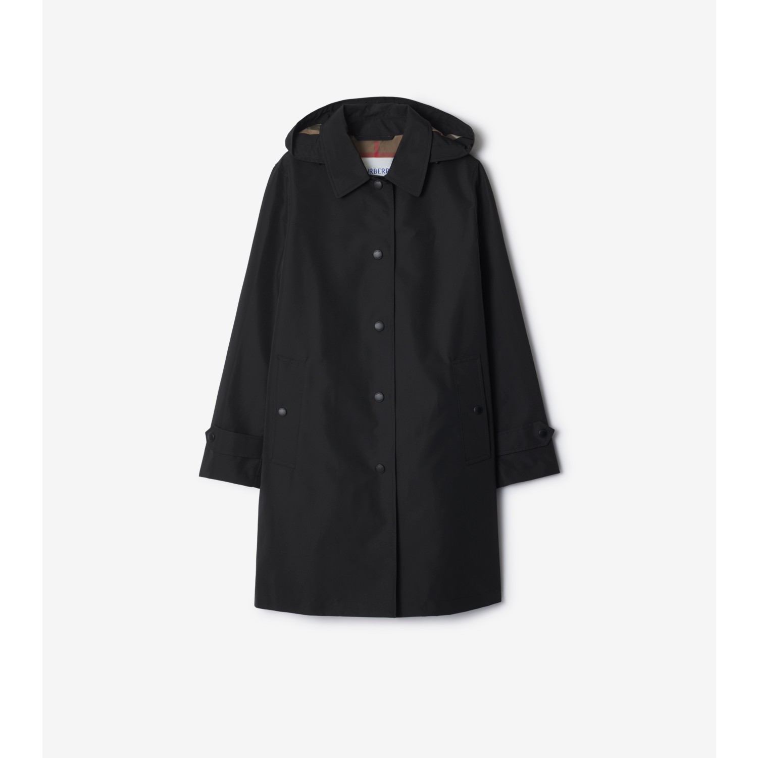 Mid-length Car Coat in Black - Women | Burberry® Official