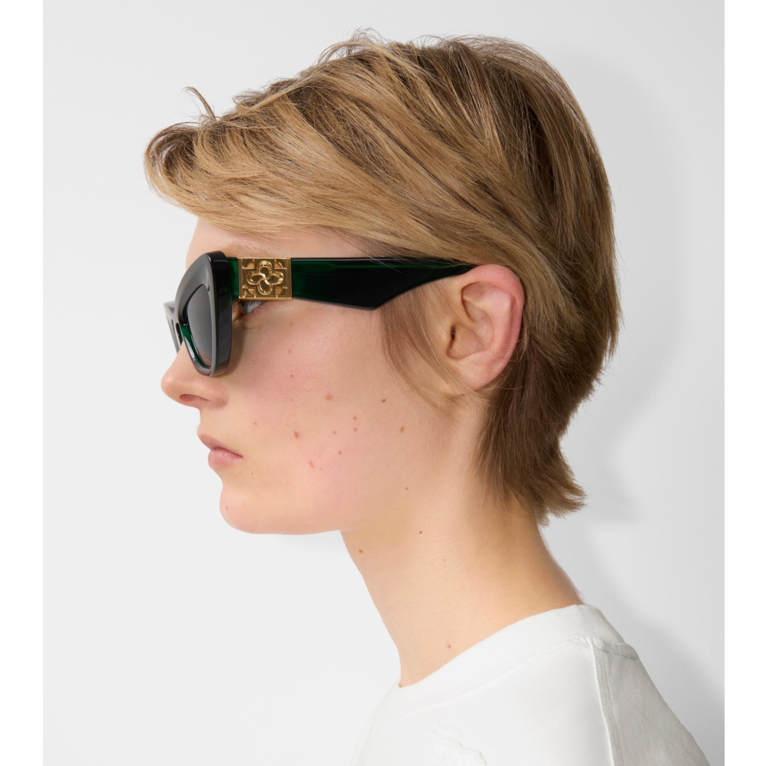 Rose Sunglasses in Forest green - Women | Burberry® Official