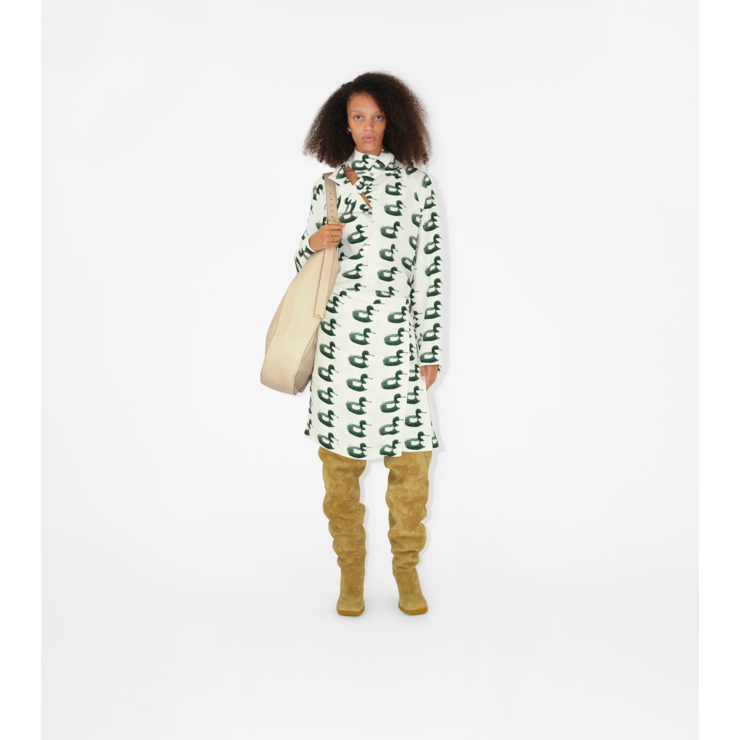 Small Hollow Hoop Earrings in Silver/gold - Women | Burberry® Official