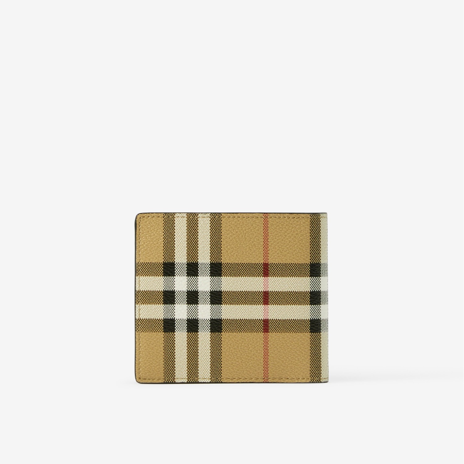 Check Bifold Coin Wallet in Archive beige - Men, Canvas | Burberry ...