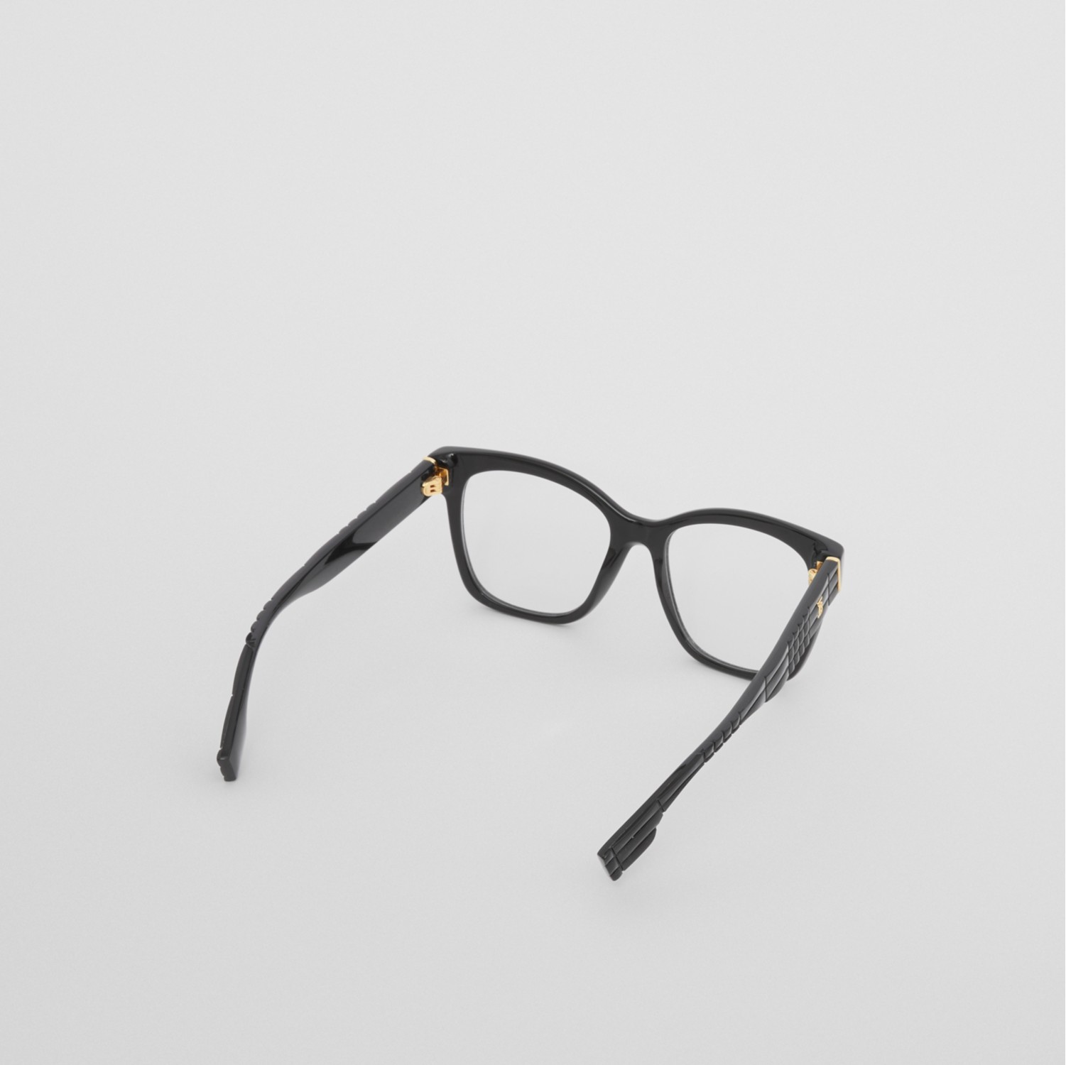 Square Lola Optical Frames in Black - Women | Burberry® Official