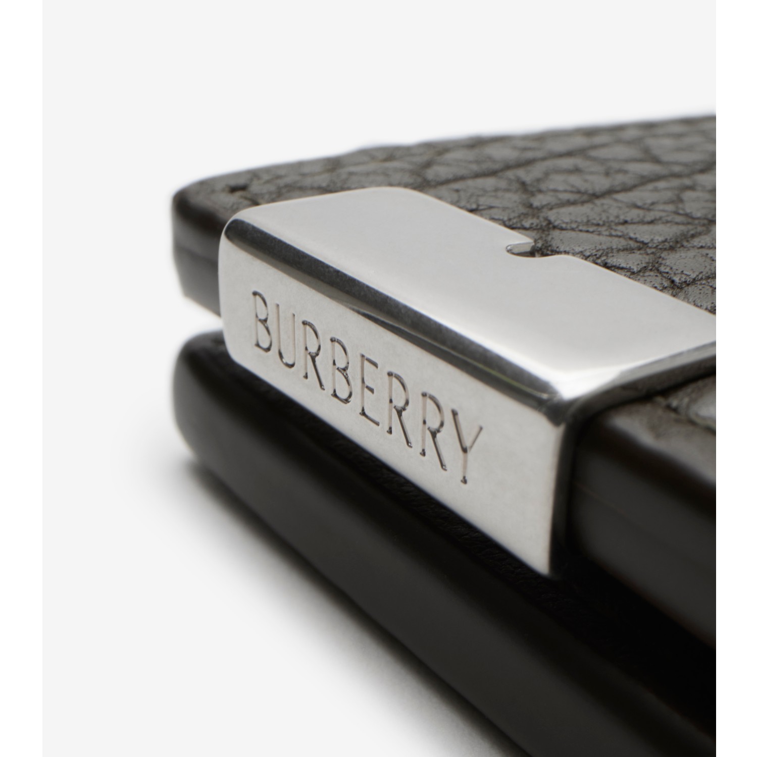B Cut Folding Card Case in Military - Men | Burberry® Official