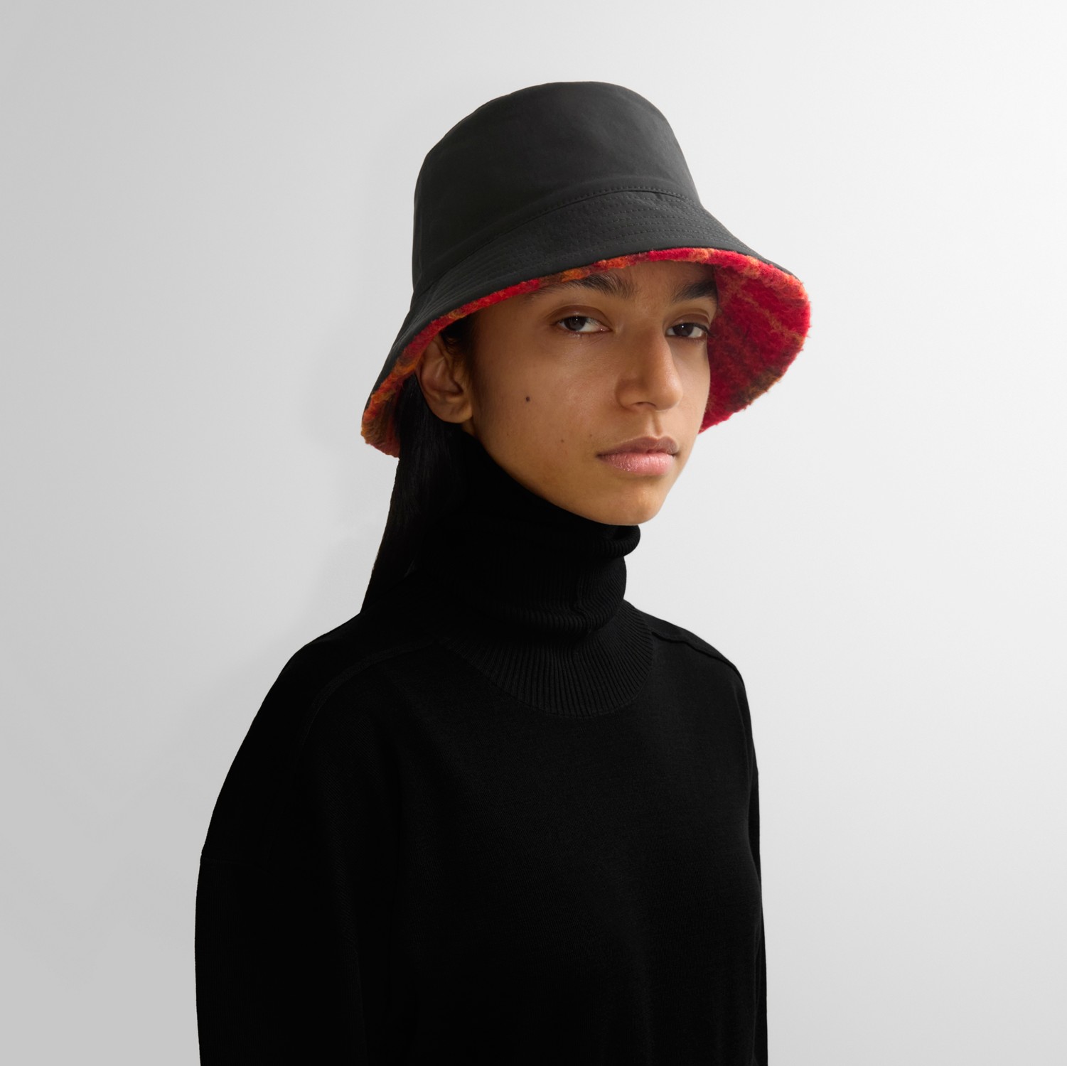 Sombrero de pesca reversible en polar Check (Grosella) - Hombre ... Sombrero de pesca reversible en polar Check (Grosella) - Hombre ...
