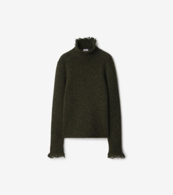 Wool Sweater in Glen - Women | Burberry® Official Wool Sweater in Glen - Women | Burberry® Official