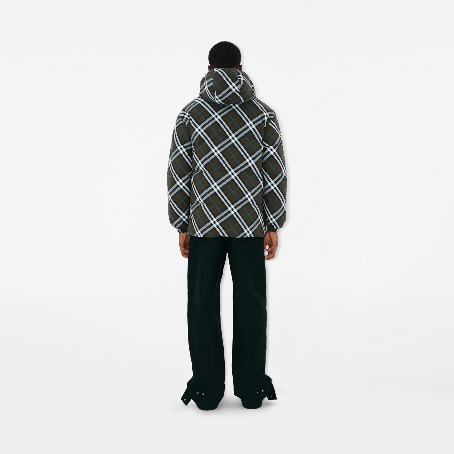 Jaqueta acolchoada Snowdonia dupla face de nylon em Check (Snug ... Jaqueta acolchoada Snowdonia dupla face de nylon em Check (Snug ...