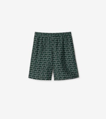 Burberry shorts silver store