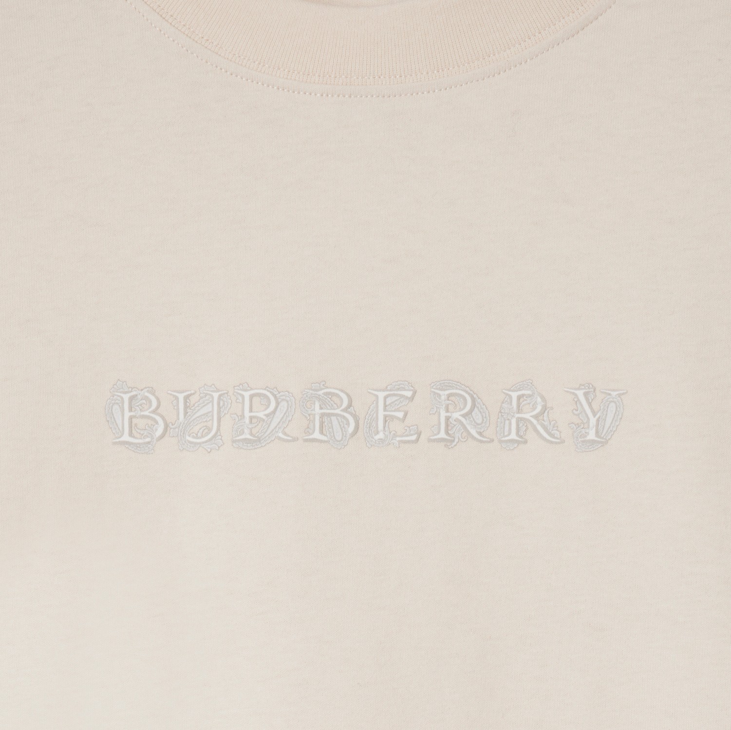 Paisley Logo Cotton T-shirt in Tundra - Men | Burberry® Official Paisley Logo Cotton T-shirt in Tundra - Men | Burberry® Official