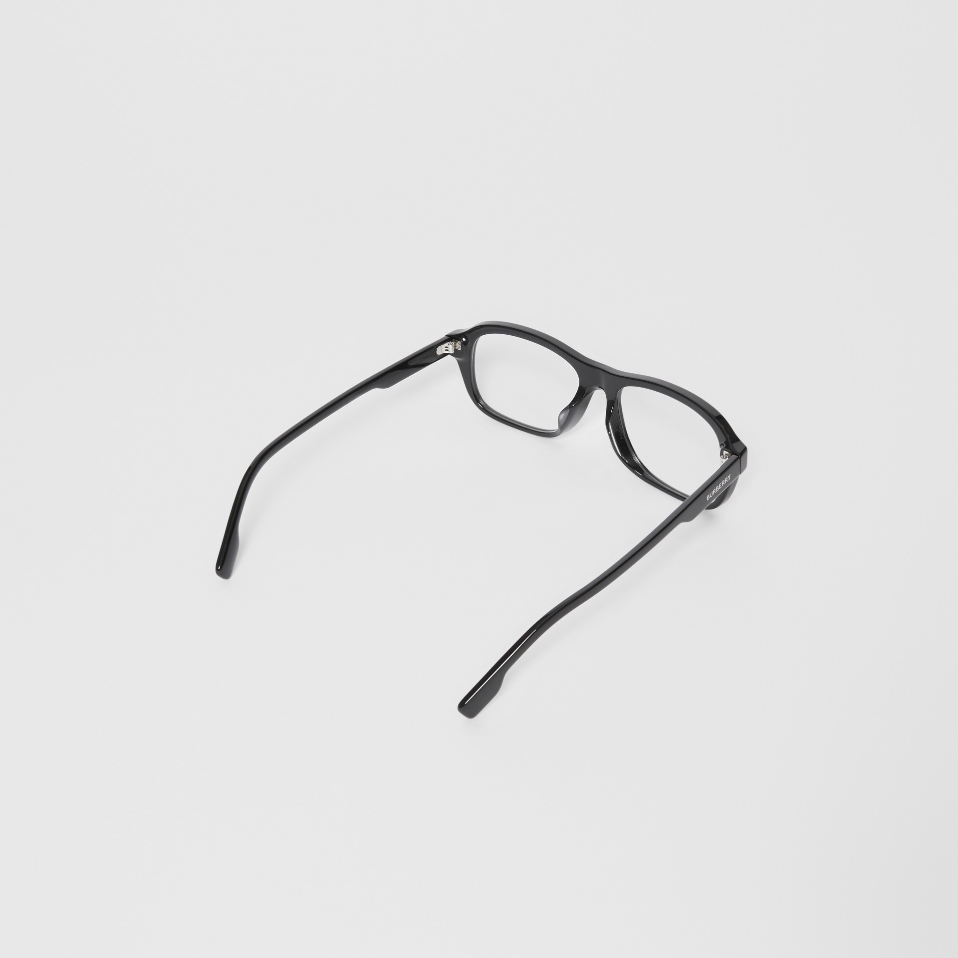 Rectangular Optical Frames In Black Men Burberry United States