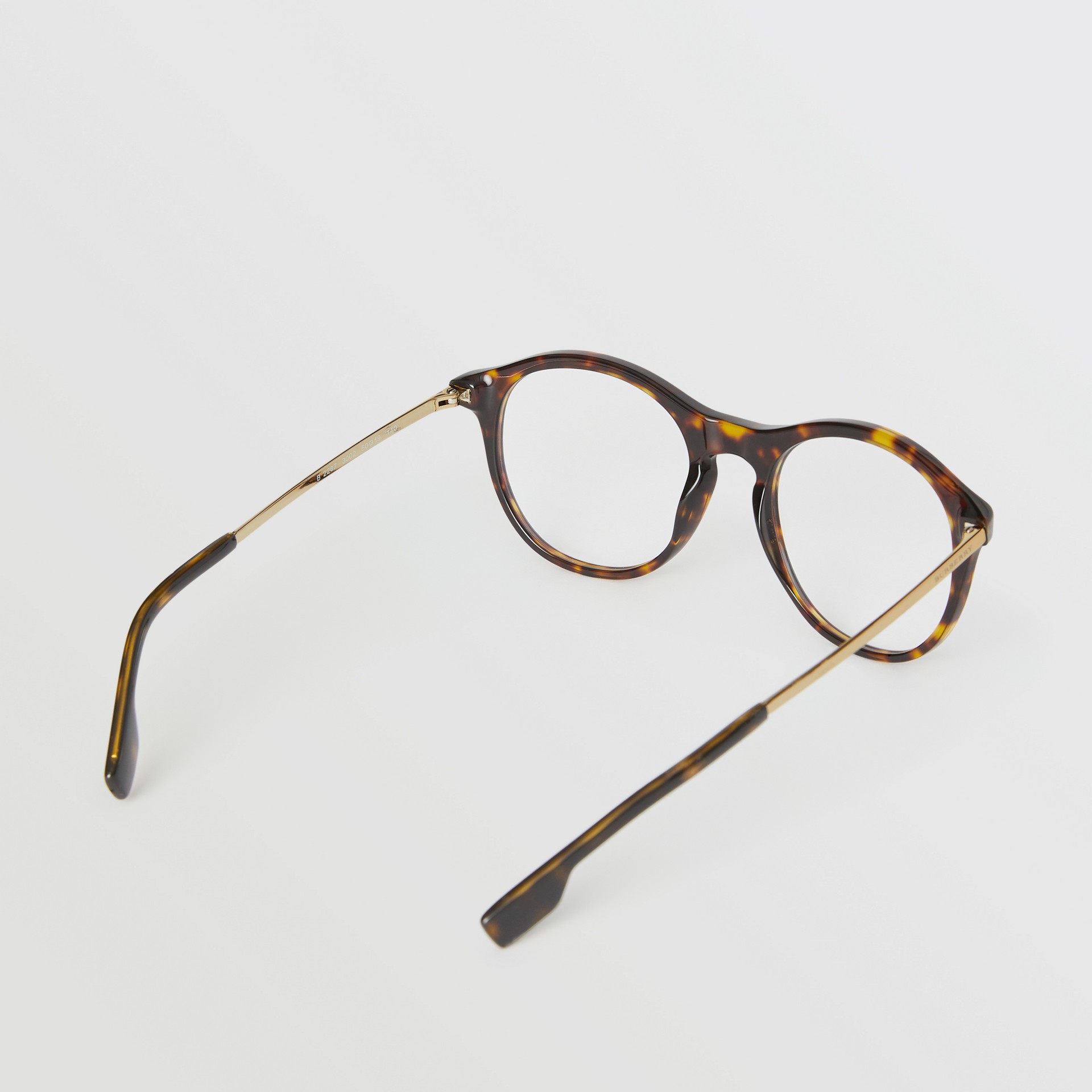 Round Optical Frames In Tortoise Shell Women Burberry Canada