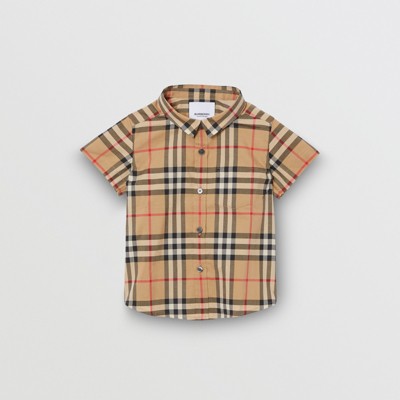 burberry shirt kids bordeaux