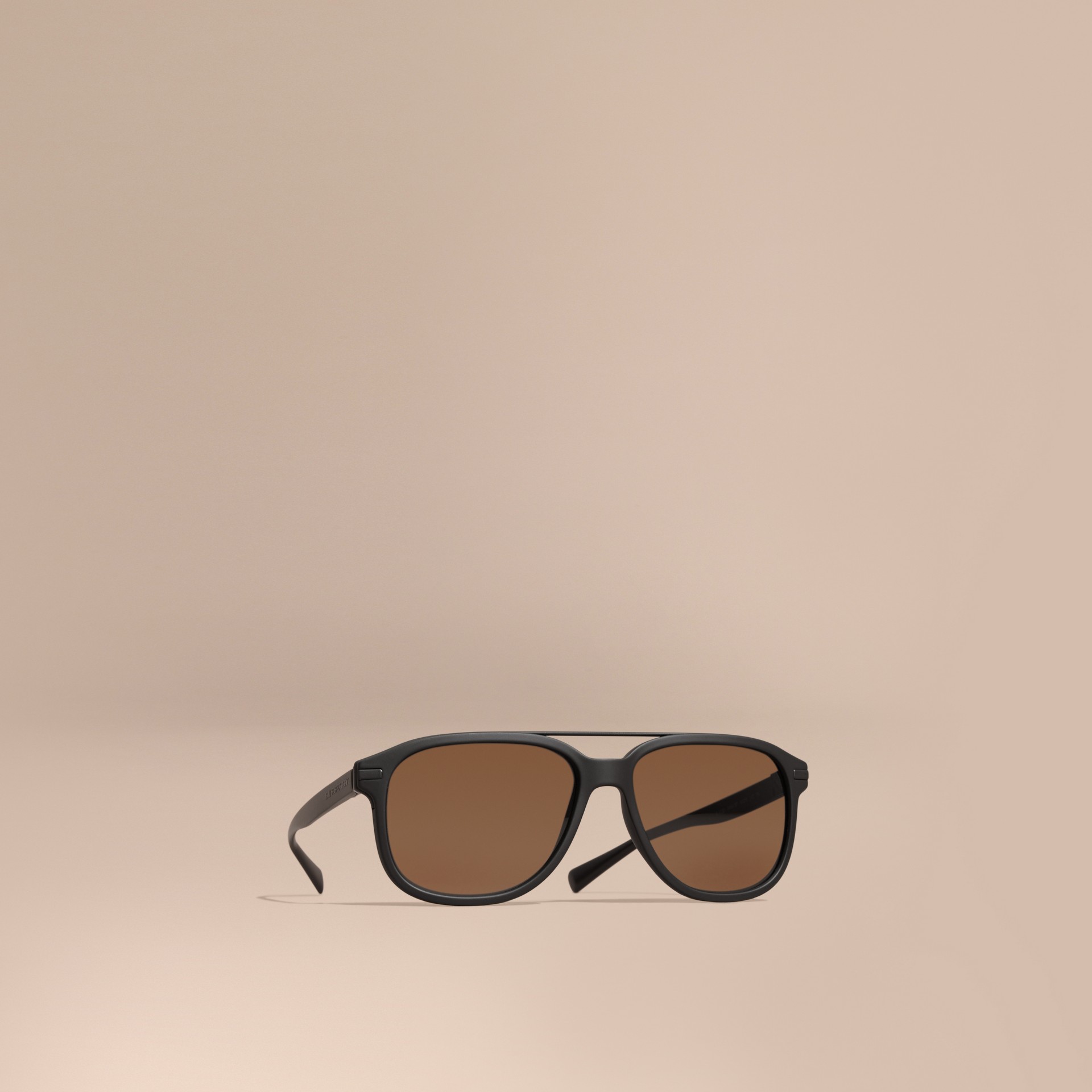 Square Frame Sunglasses Black Burberry